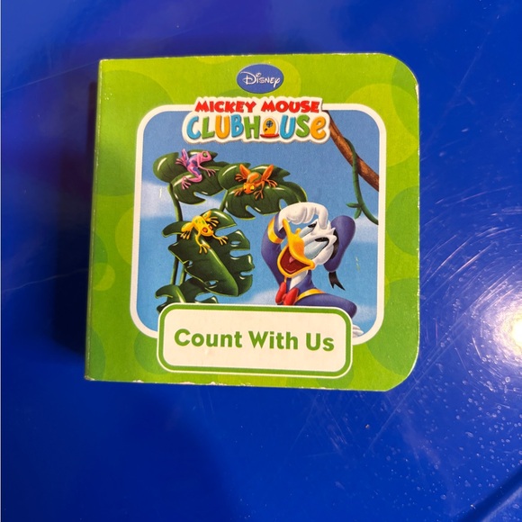 Disney | Toys | Disney Mickey Mouse Green And Blue Learning Board Book ...